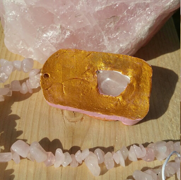 NATC | Jewelry | Rose Quartz Clay Goddess Aphrodite | Poshmark